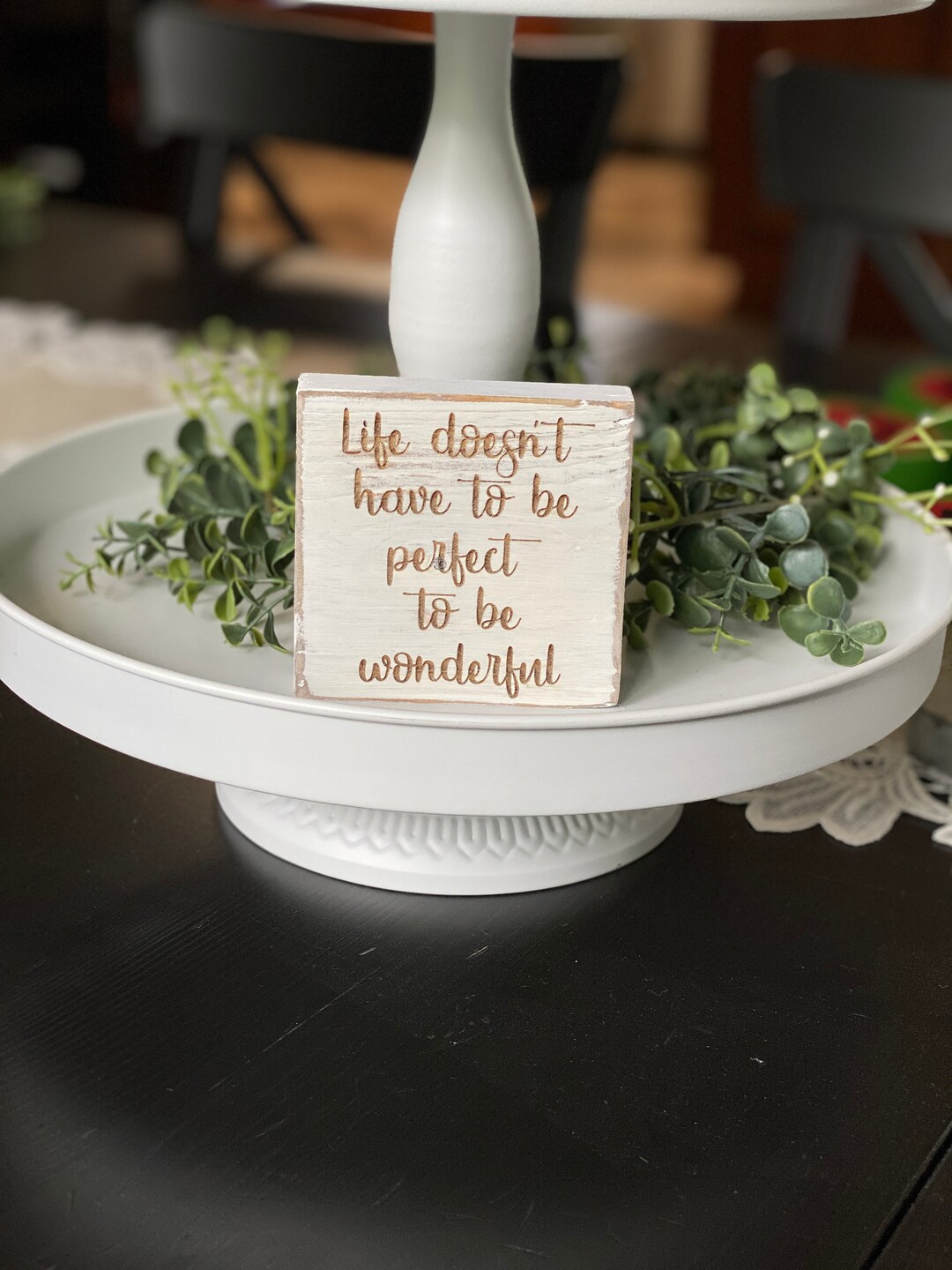 Tiered Tray Decor, Tiered Tray Sign, Mini Signs, Small Signs, Farmhouse ...