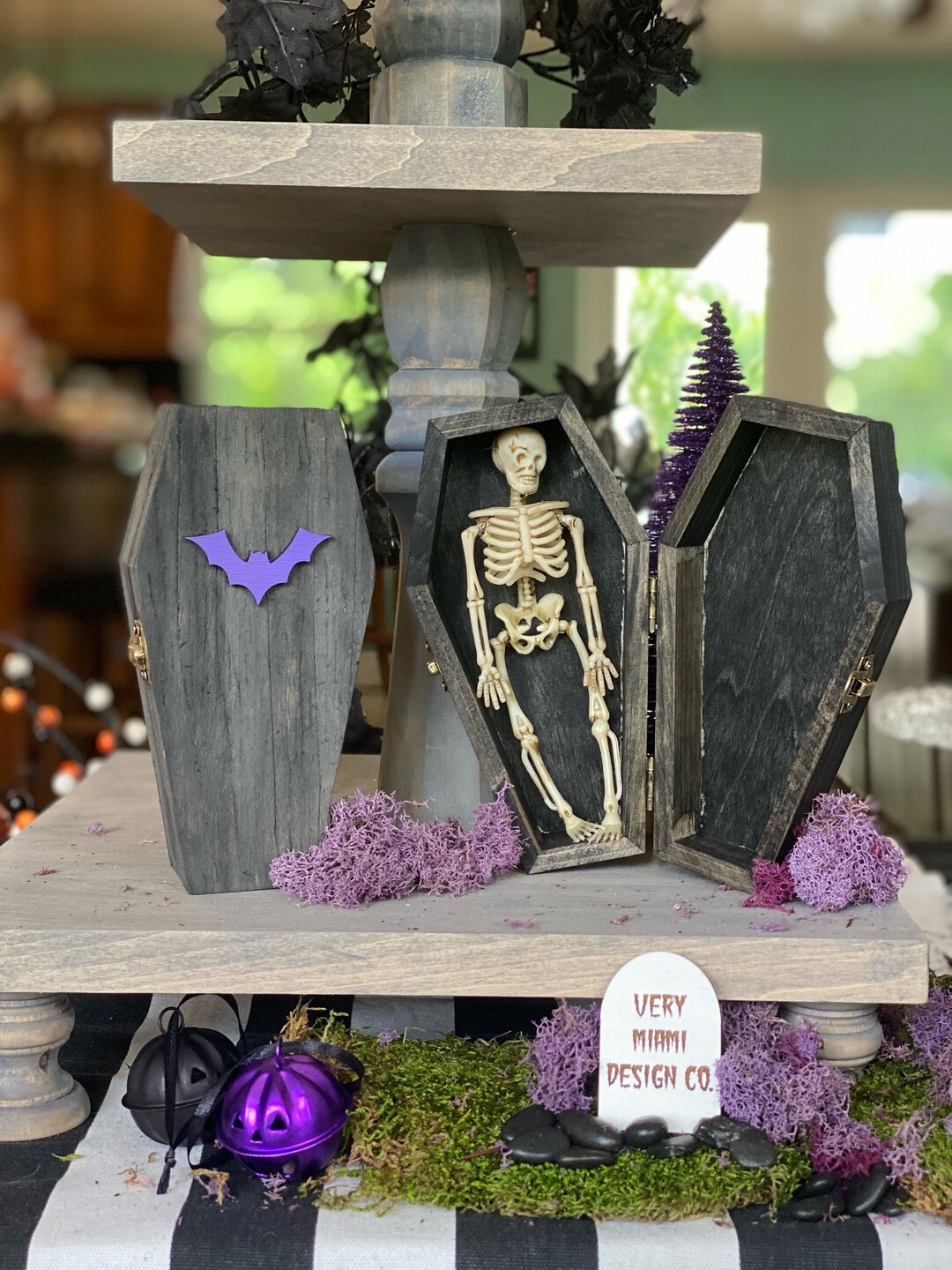 Coffin, Halloween Tiered Tray, Spooky Tray, Tiered Tray Decor ...