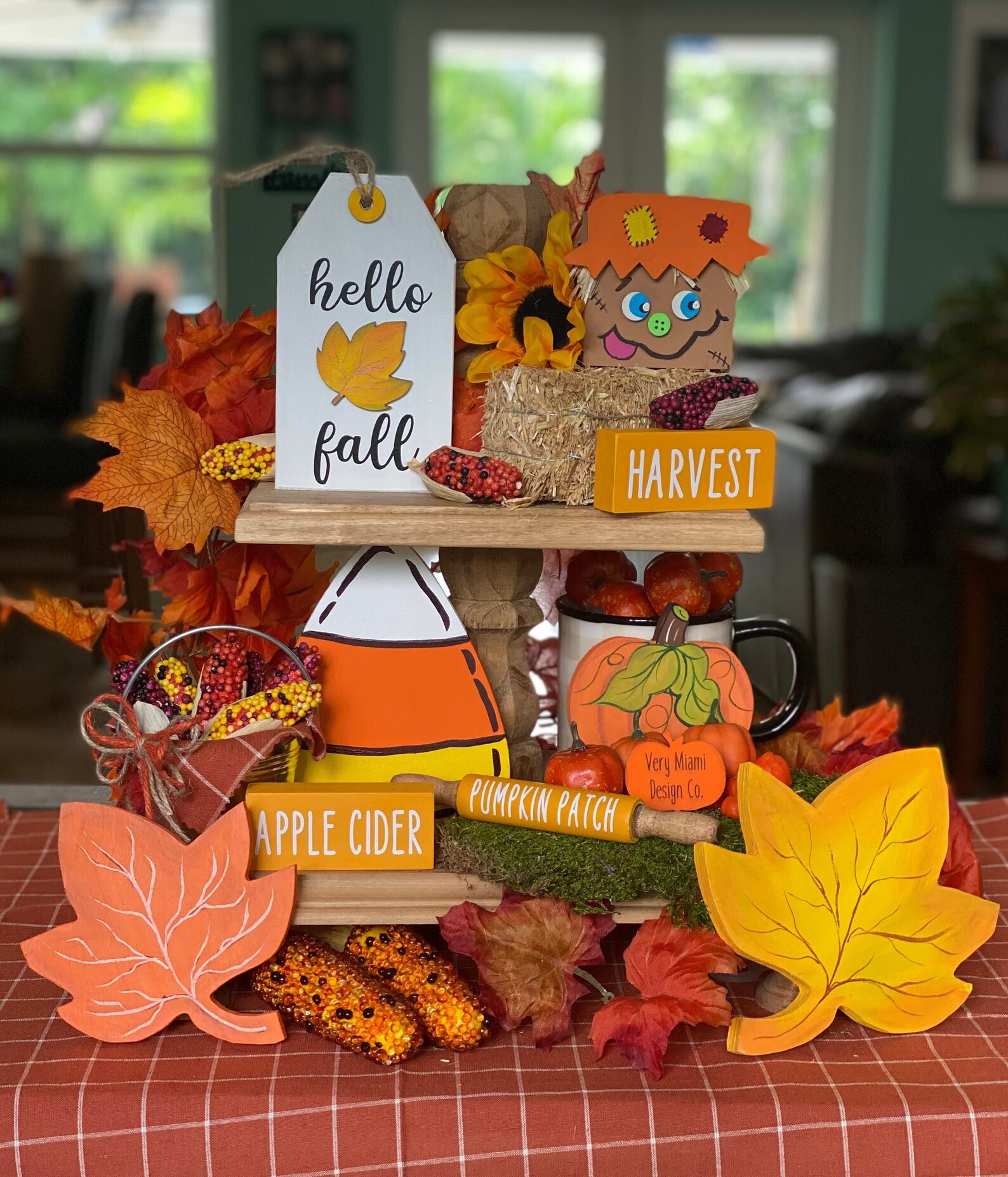 Fall Tiered Tray, Fall Tray Decor, Tiered Tray, Tiered Tray Decor ...