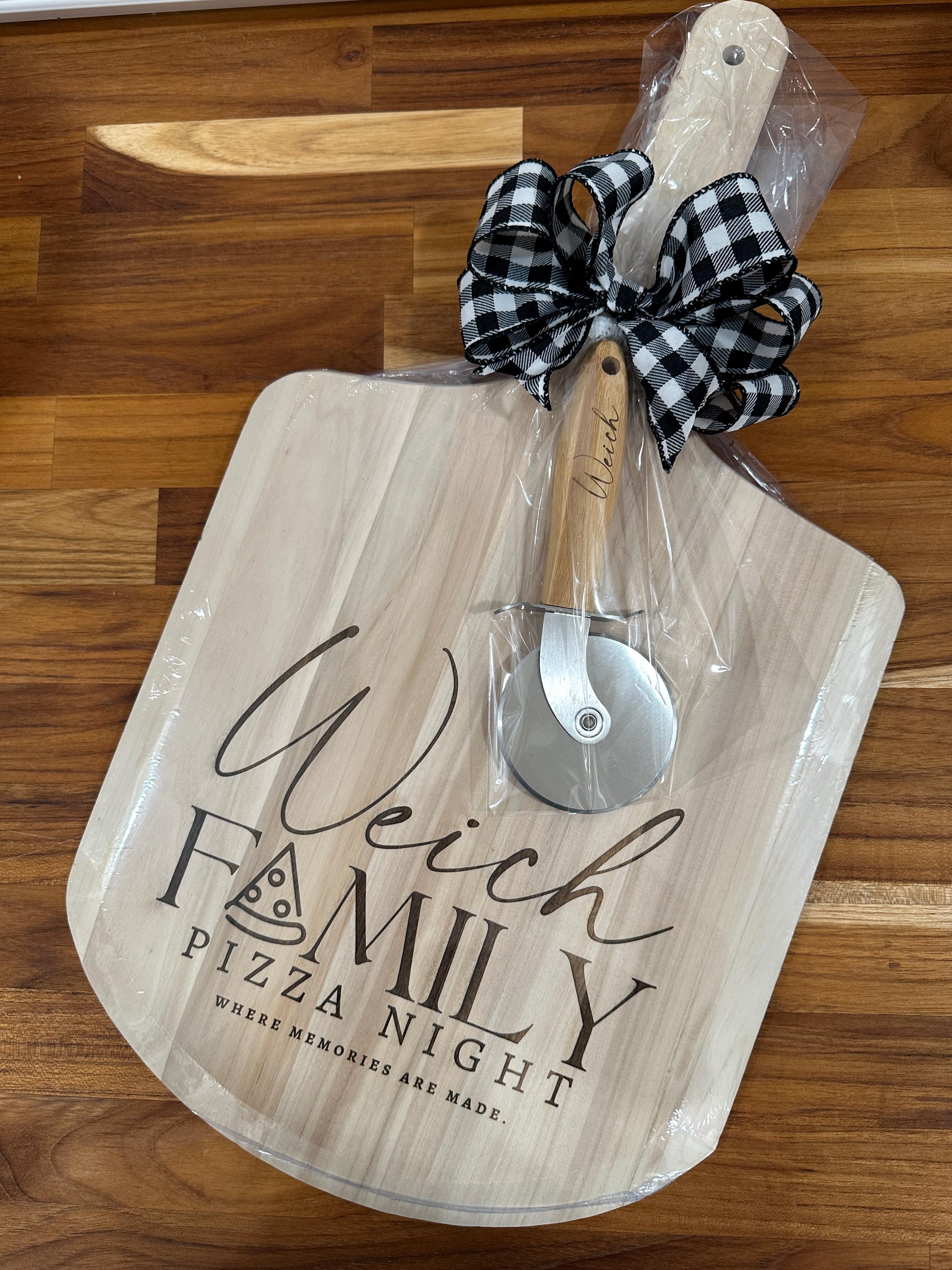 Personalized Pizza Pizza, Family Gifts, Gifts for Christmas, Engraved ...