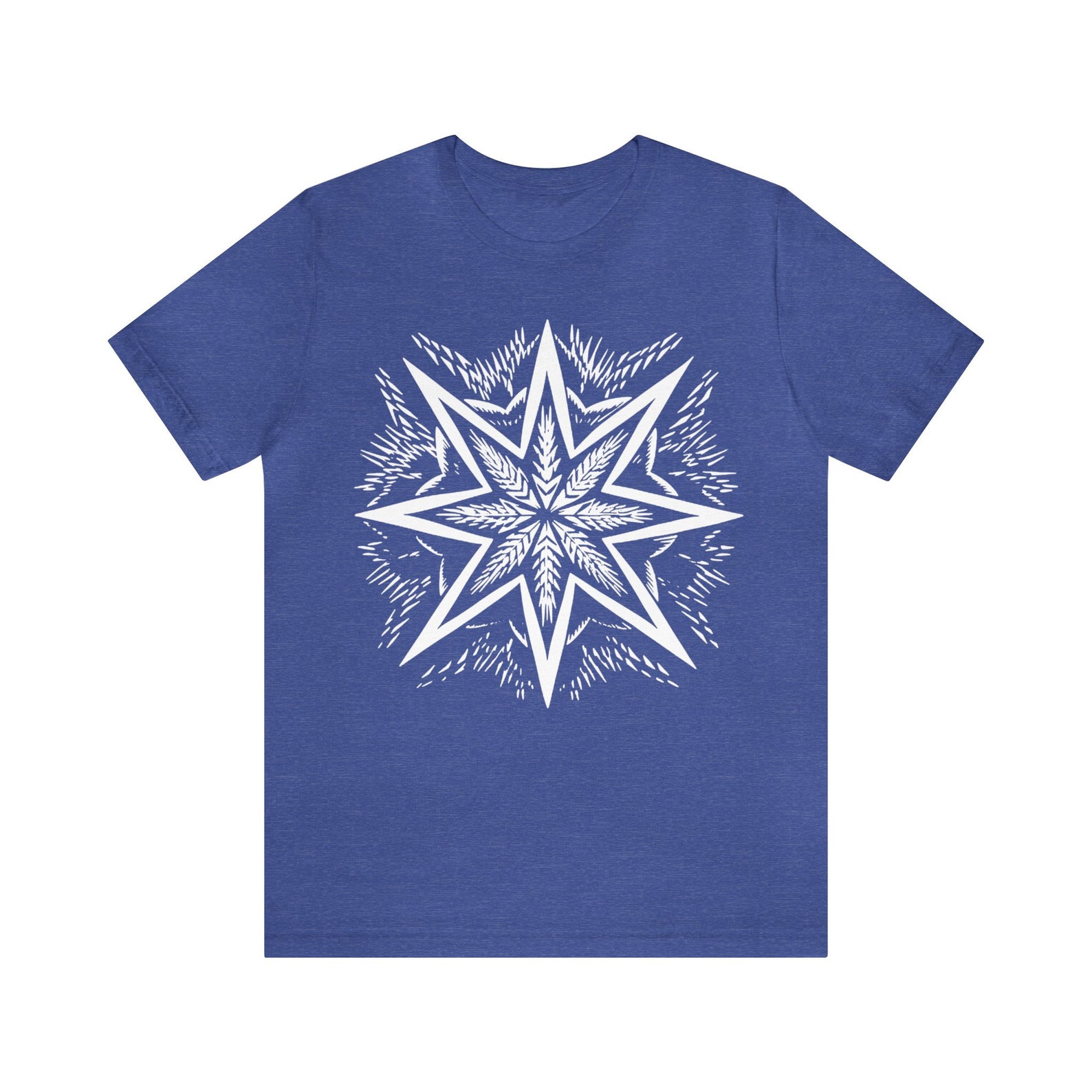 Northern Star Shirt, Winter Star Tee, Celestial Tee Shirt, Christmas ...