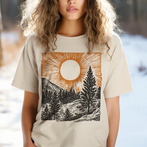 National Parks Tee Shirt Shirt, Landscape Nature Tee,wilderness Tee ...
