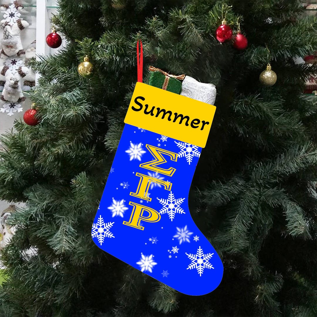 Sigma Gamma Rho Sorority Christmas Stocking - Etsy