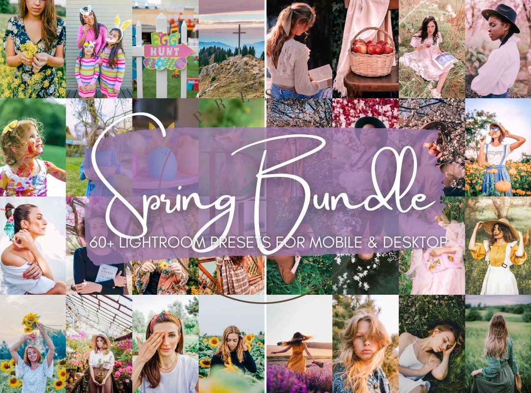 90+ SPRING PRESETS & TEMPLATES, Spring Lightroom Presets, Instagram ...