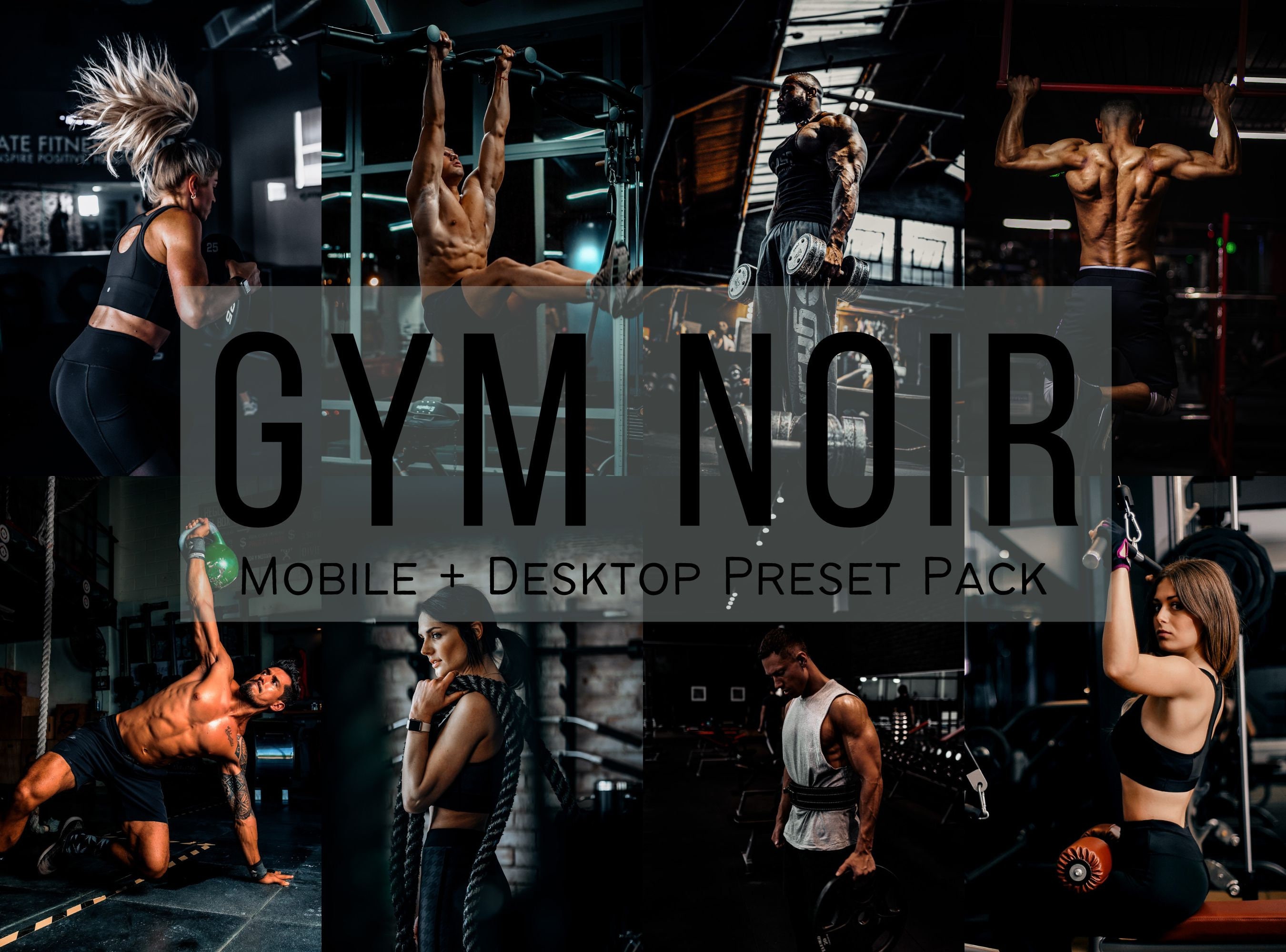 5 GYM Lightroom Mobile Presets Lifestyle Fitness Presets for Instagram Gym Blogger Vlogger ...