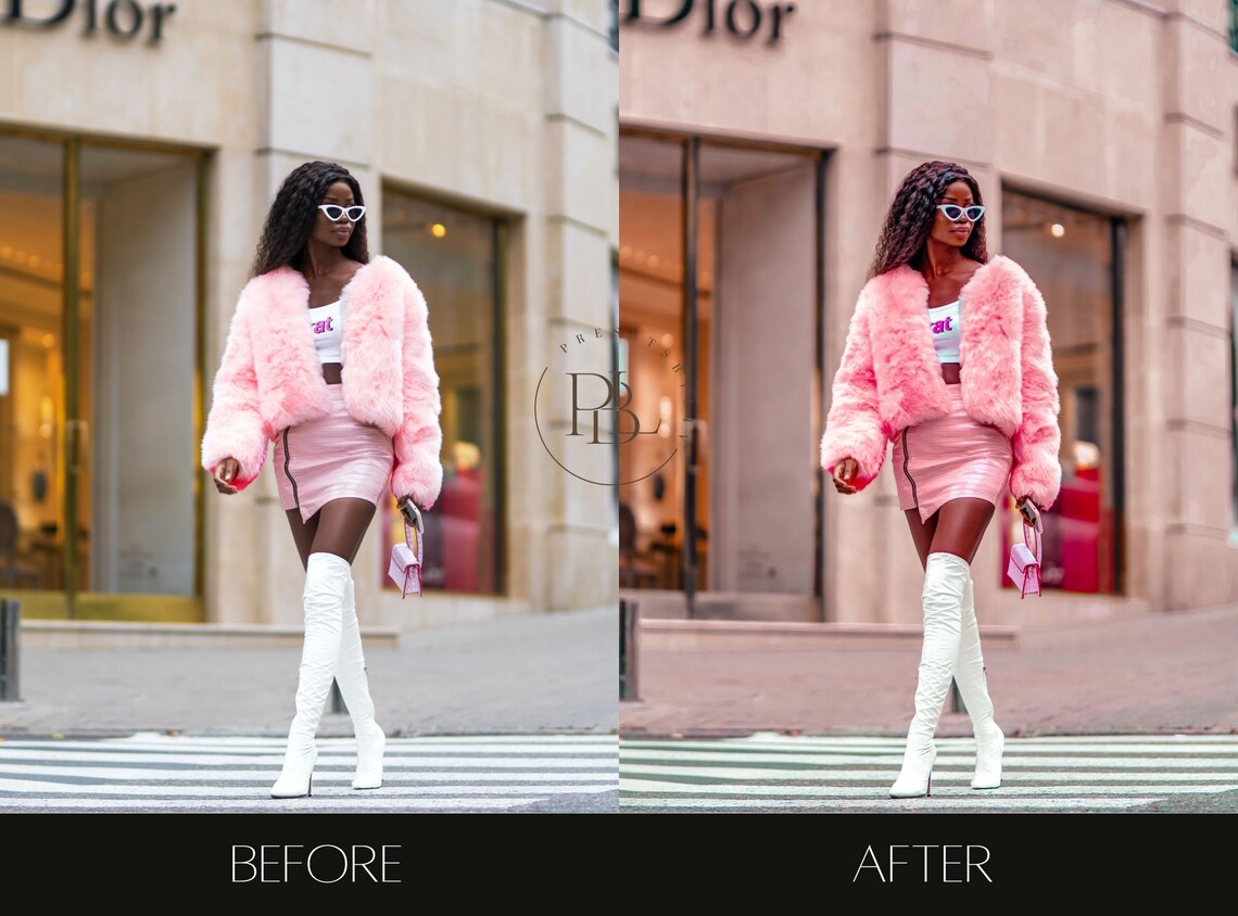 10 PINK PRESETS Pretty in Pink Lightroom Presets Aqua - Etsy