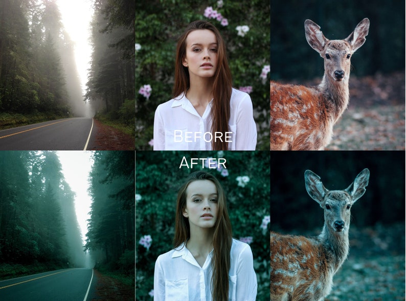 5 VAMPIRE Lightroom Presets, Dark Moody Presets, Supernatural Fantasy ...