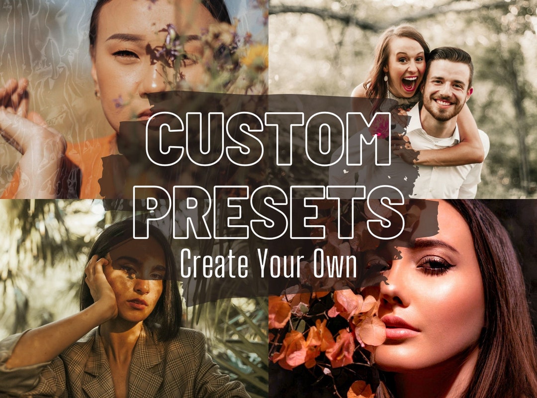 5 Custom Presets - Create Your Own Custom Preset Lightroom Mobile - Etsy