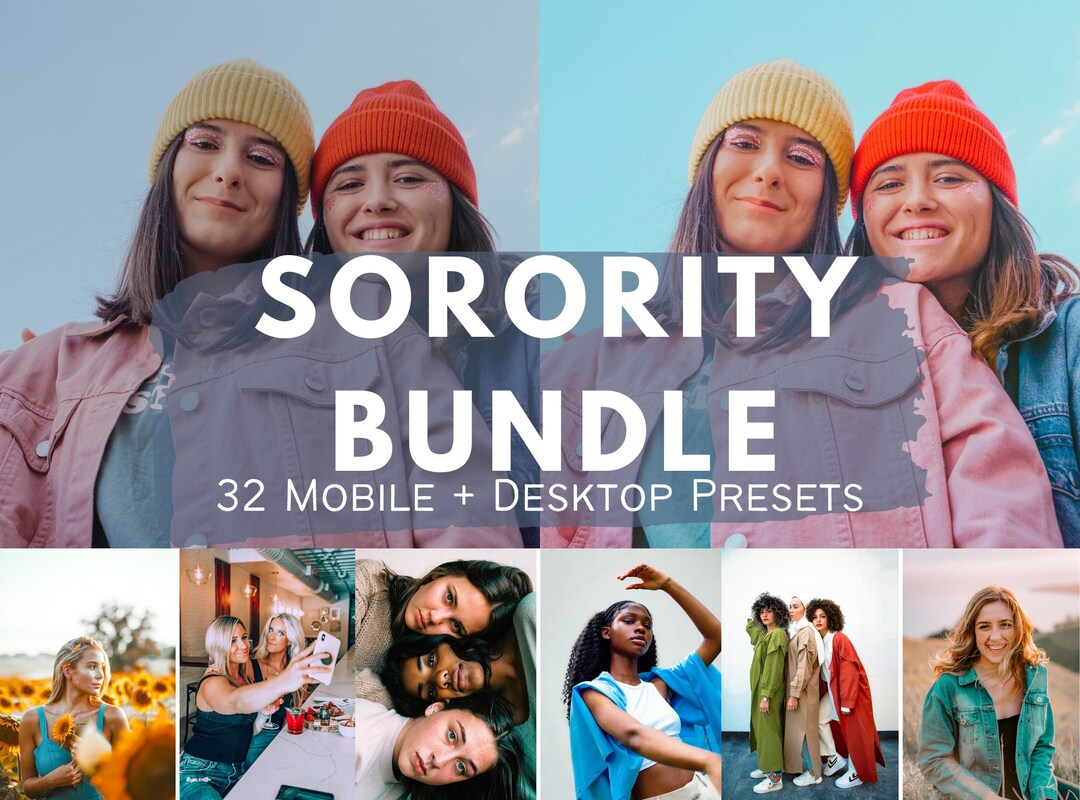 32 Lightroom Presets: Sorority, Summer, Western, Influencer (DNG Files ...