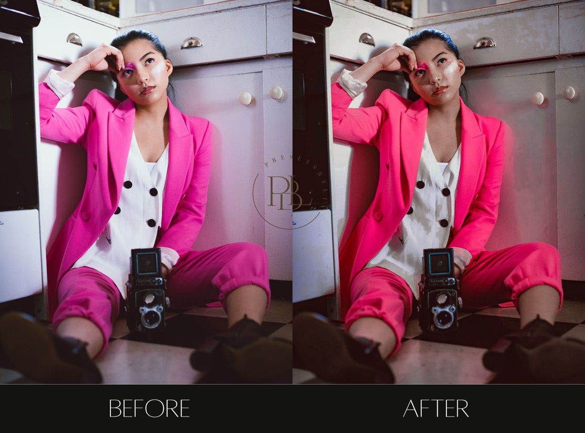 10 PINK PRESETS Pretty in Pink Lightroom Presets Aqua - Etsy