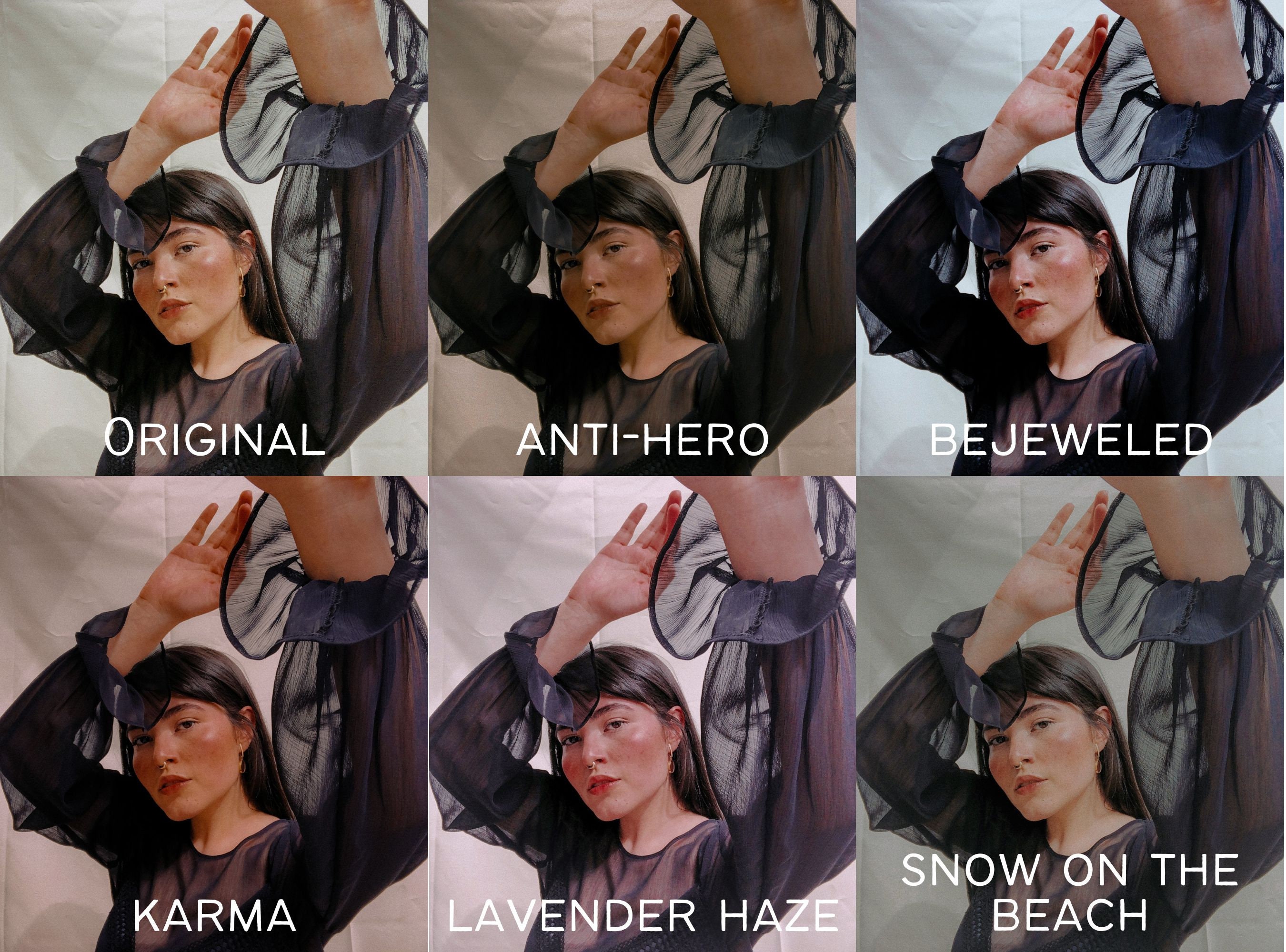 5 MIDNIGHT Presets, Taylor Swift Inspired Lightroom Preset Filters for ...