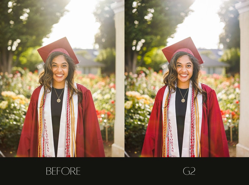 6 Graduation Lightroom Presets | High School and College Graduation ...