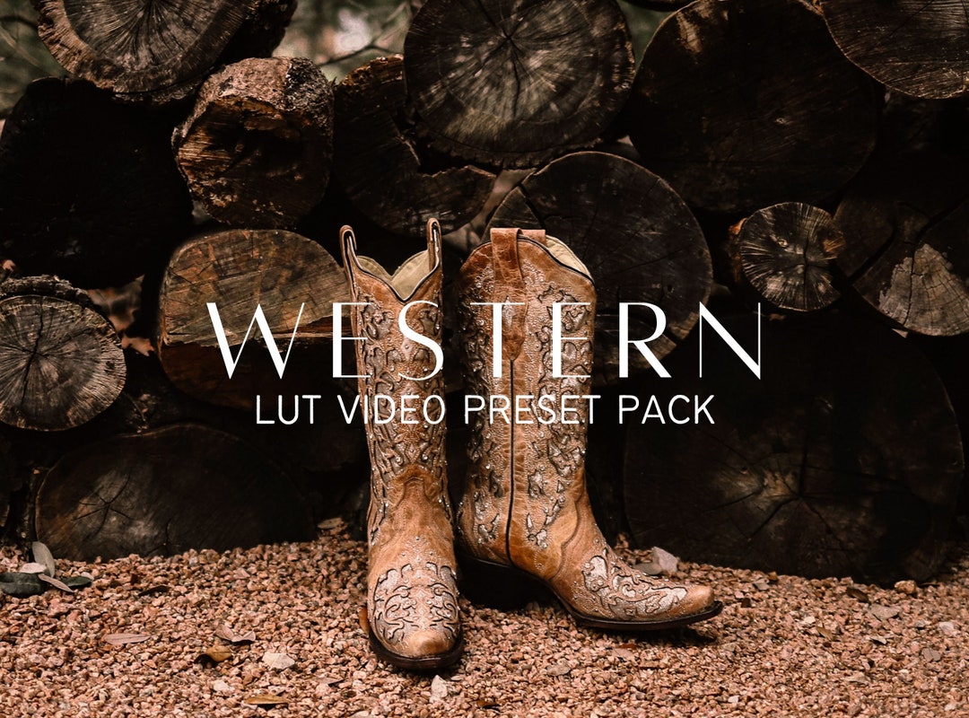 5 WESTERN Luts Video Presets Cowboy, Southern, Vlogger, Rodeo, West ...