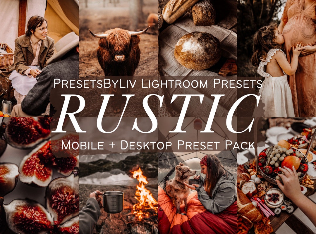 10 RUSTIC FALL Lightroom Presets, Autumn Presets, Fall, Rich Deep ...