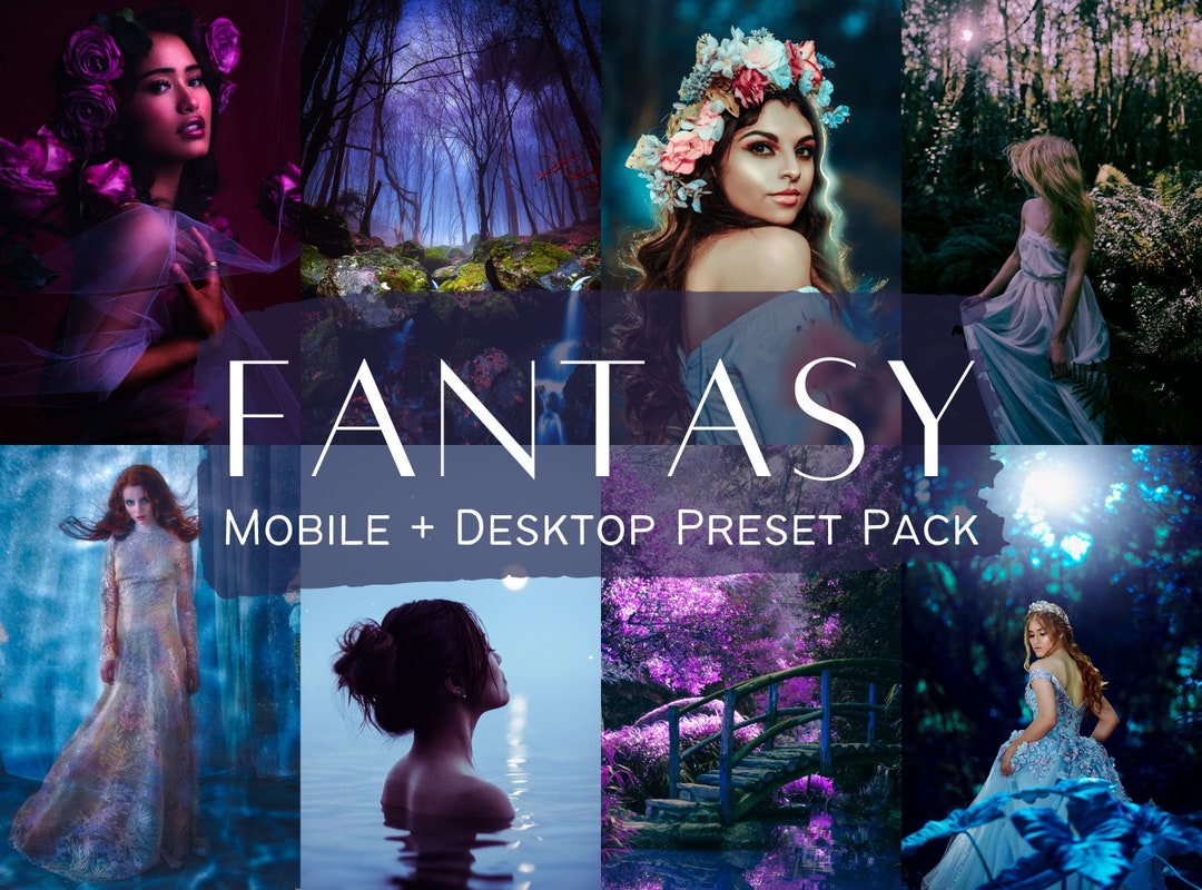 5 FANTASY Lightroom Presets for Mobile and Desktop 5 DNG Files Cosplay ...