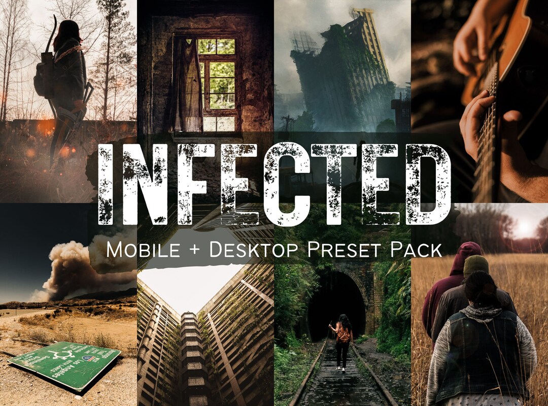 Infected Lightroom Presets: Zombie Apocalypse, Cosplay (5 DNG) - Etsy