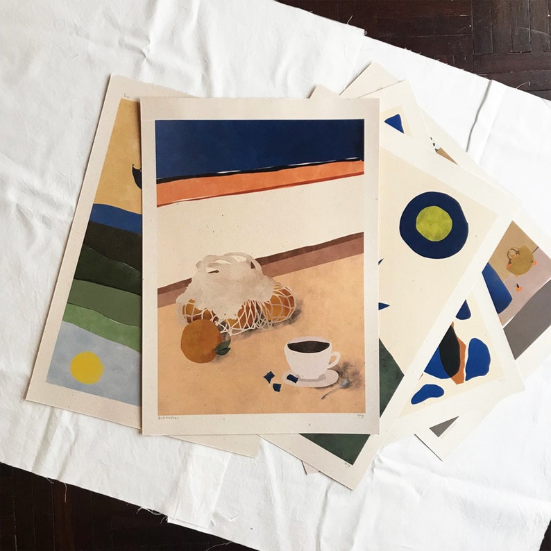 Drying for Tomorrow - Illustration - Art- Graphic Print in Variable ...