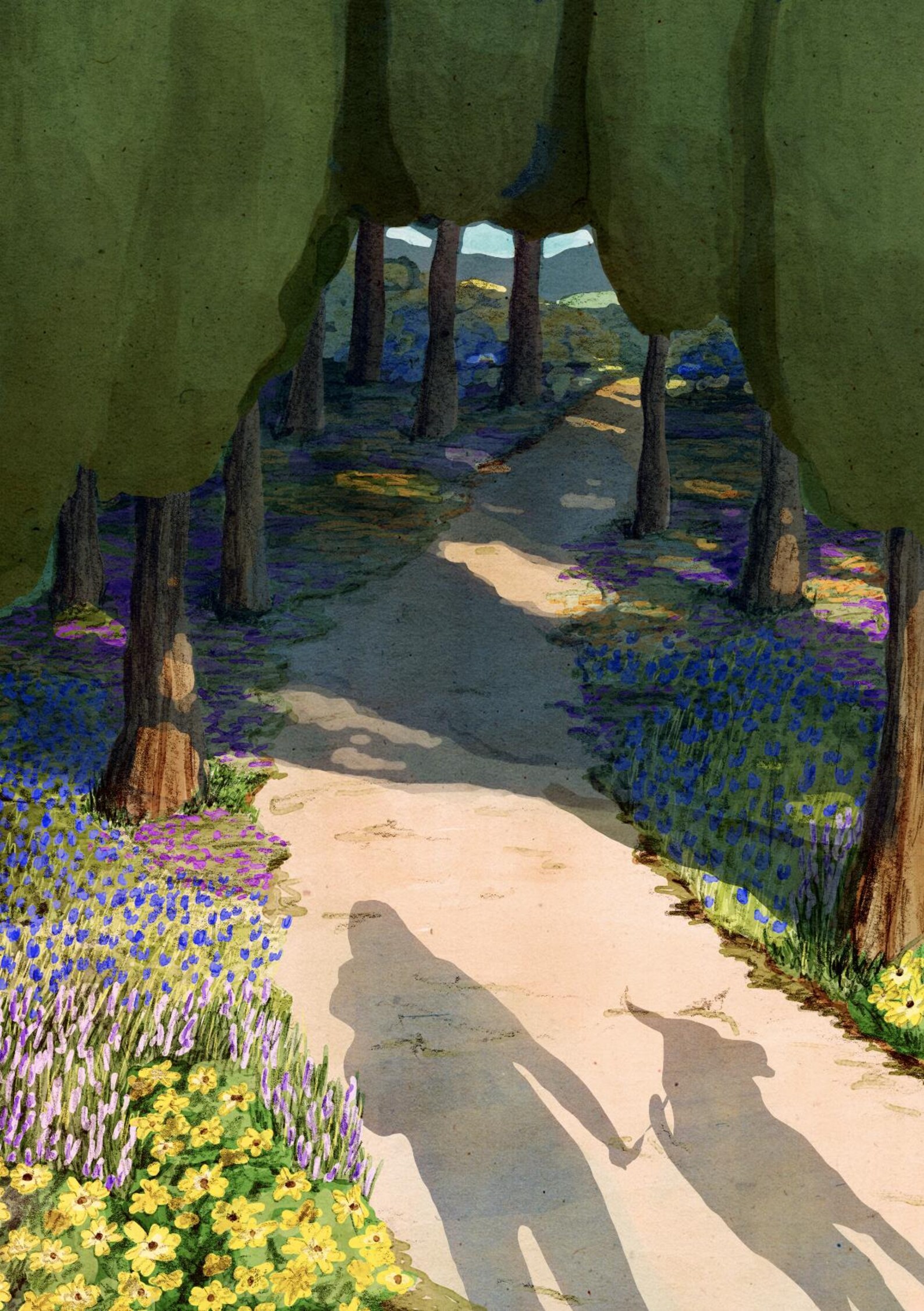 Spring Has Sprung - Illustration - Art- Graphic Print in Variable Sizes ...