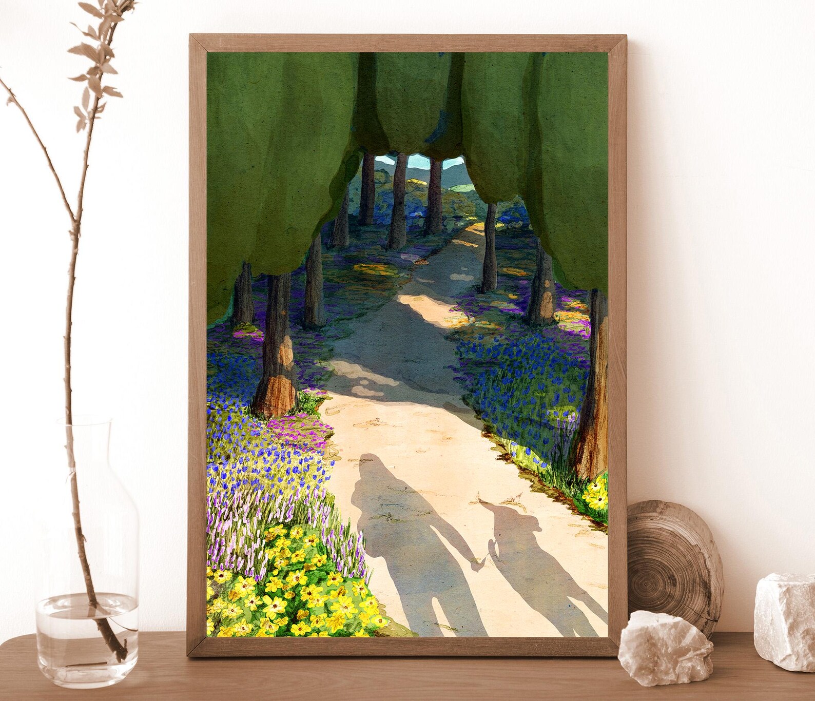 Spring Has Sprung - Illustration - Art- Graphic Print in Variable Sizes ...