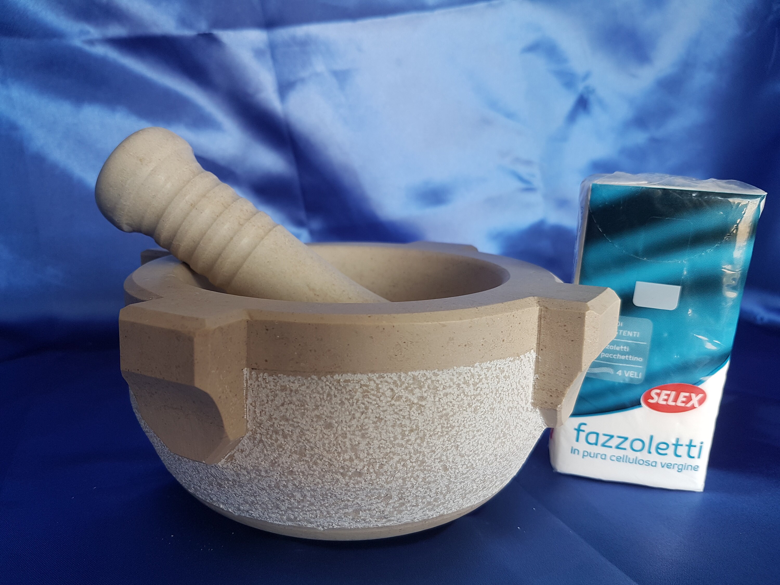 Handmade Mortar With Rounded Handles and Stone Pestle - Etsy