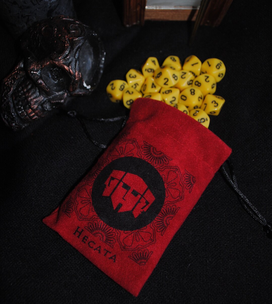 Plush Dice Bag Hecata Clan in Vampire: the Masquerade | Vtm Dice Bag ...