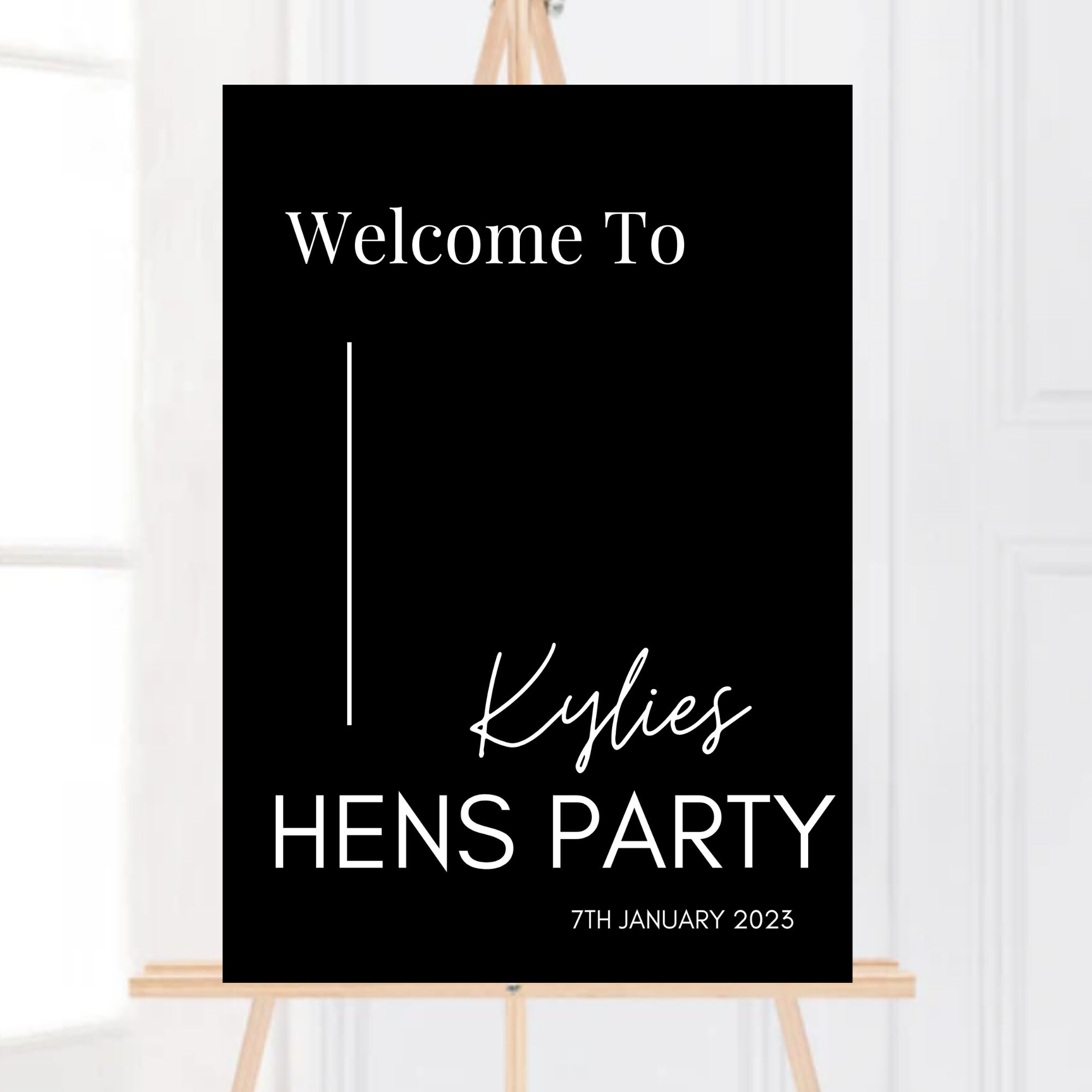 Printable Hens Party Sign Personalised Sign Hens Night - Etsy