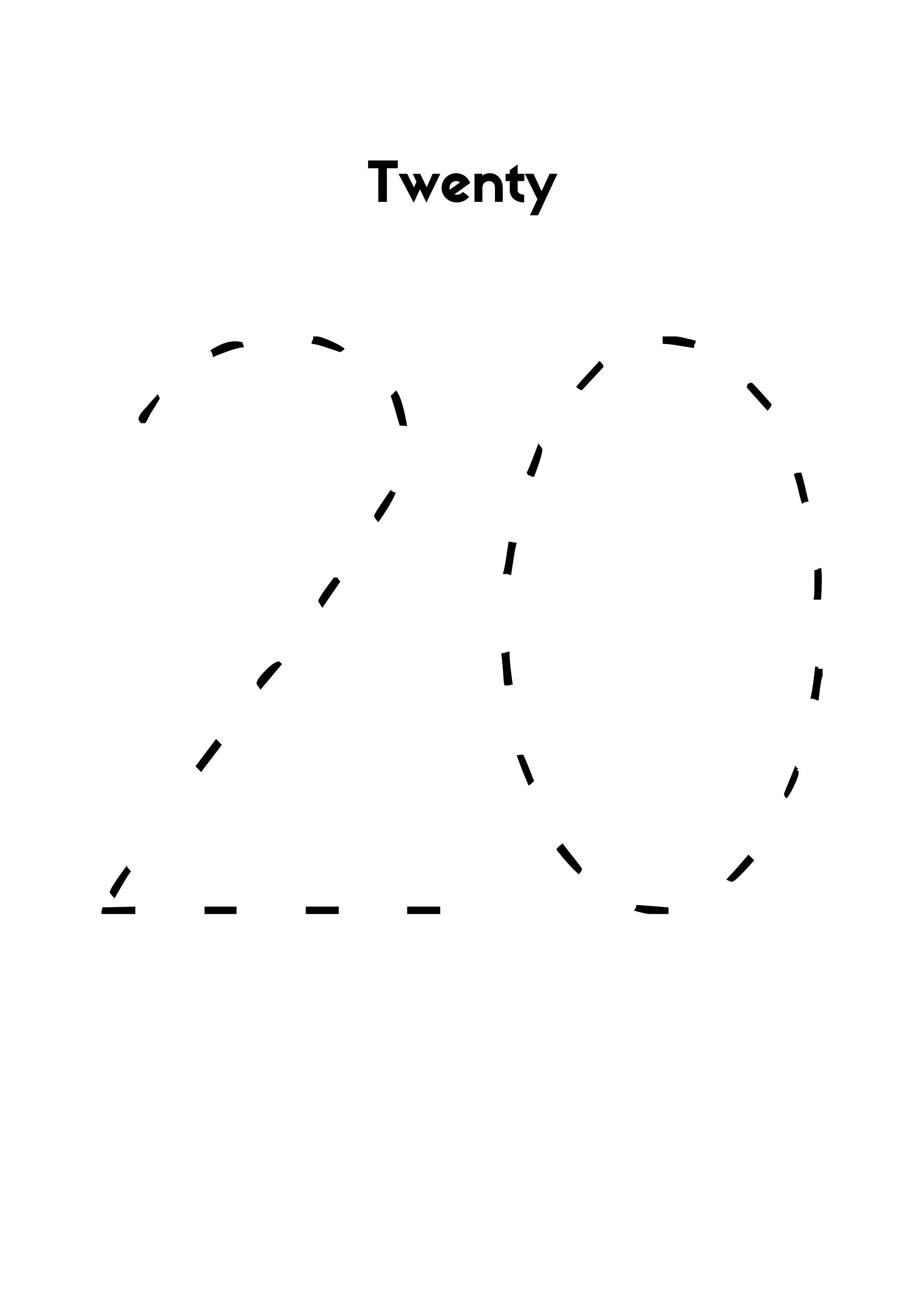 Number Tracing: 1 to 20 - Etsy Canada