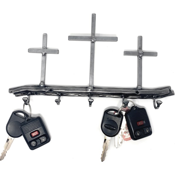 Cross Wall Key Holder - Etsy