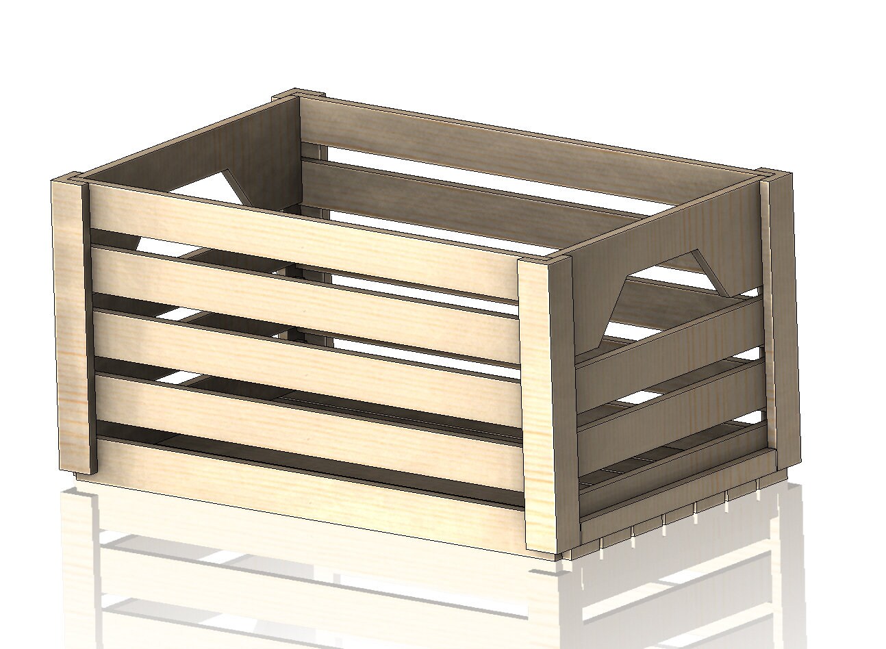 Wooden Crate Plans Inch, Woodworking, Detailed Instructions, Step-by ...