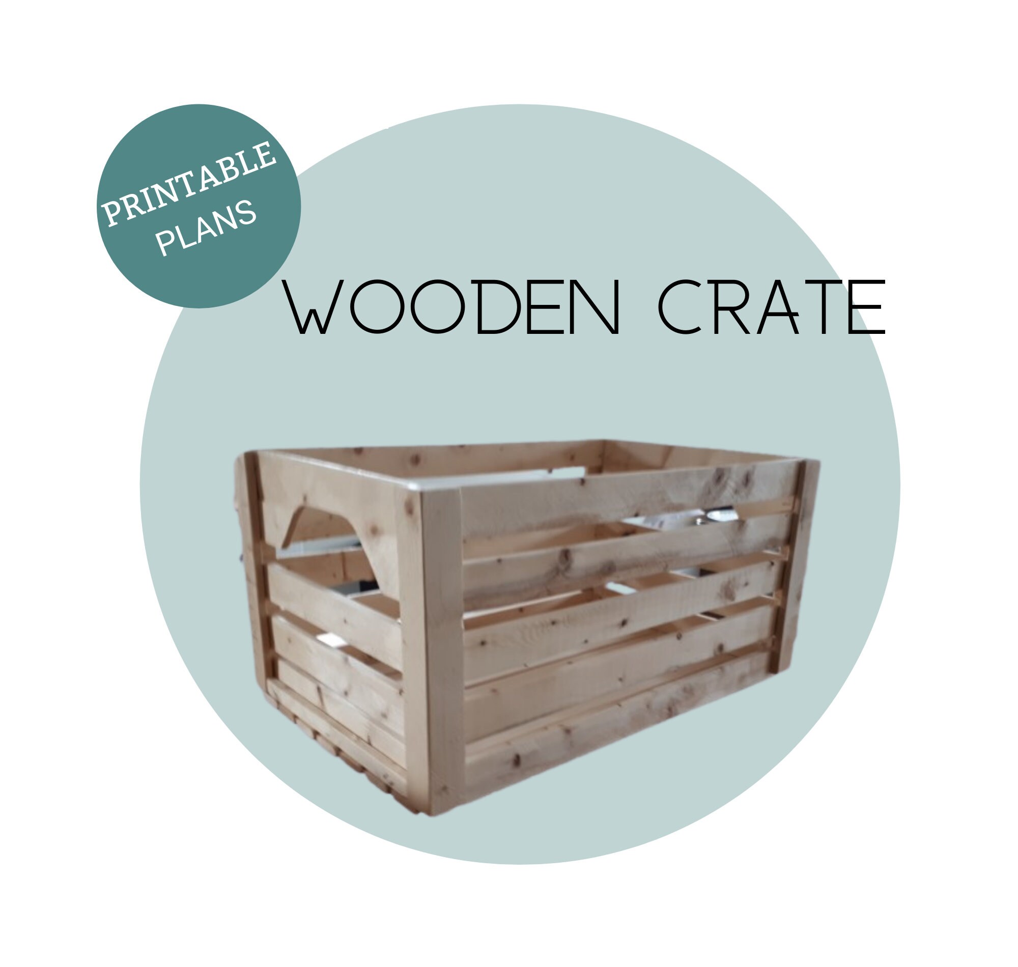 Crate Plans .PDF 10 Sheets of Detailed Drawings Wooden | Etsy