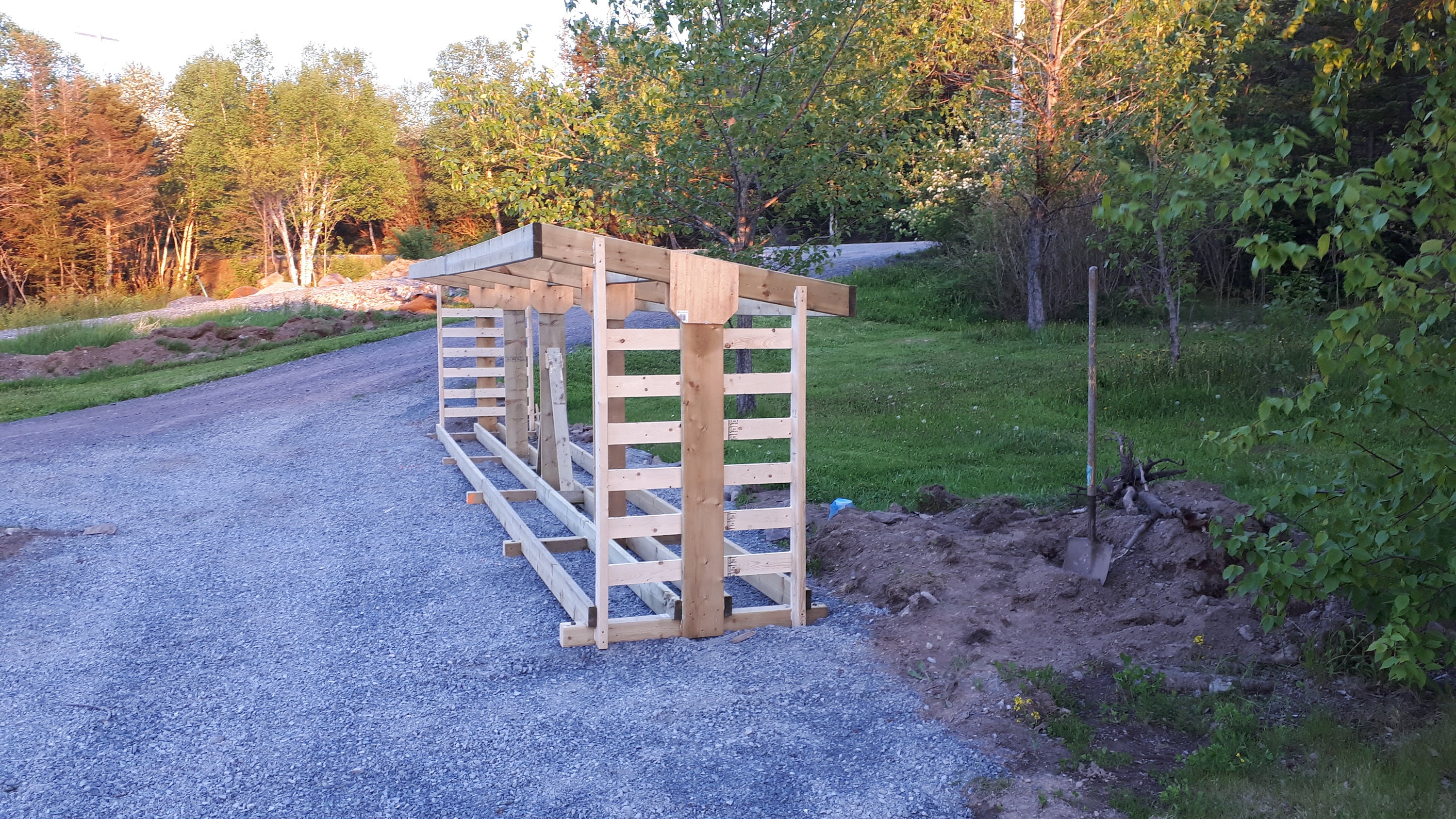 PDF Downloadable Plans, Firewood Shed, Log Shed, Firewood Storage ...