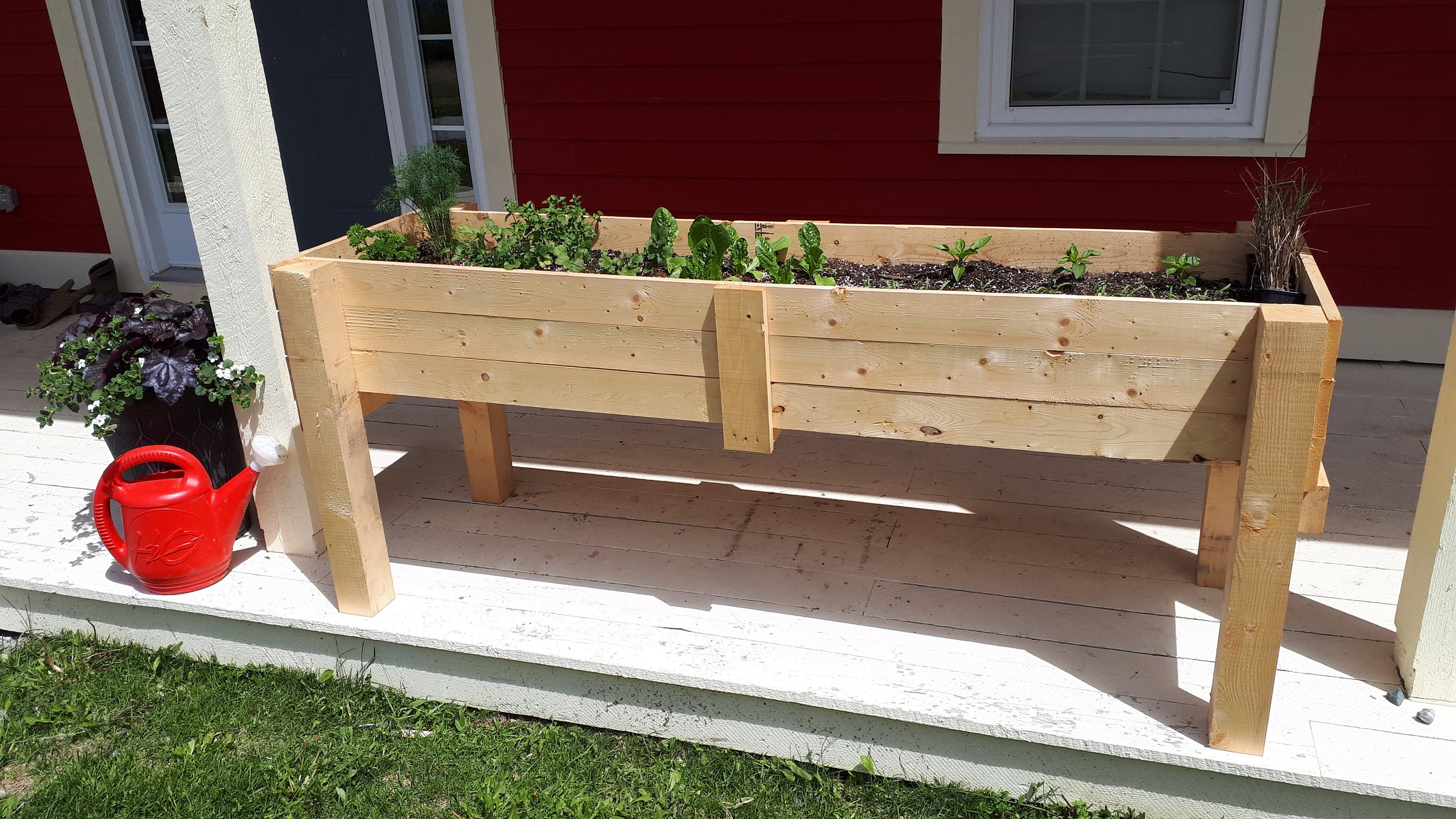 Garden Box | Plans | Download | 2 X 2 Raised Planter Boxes | Easy to ...