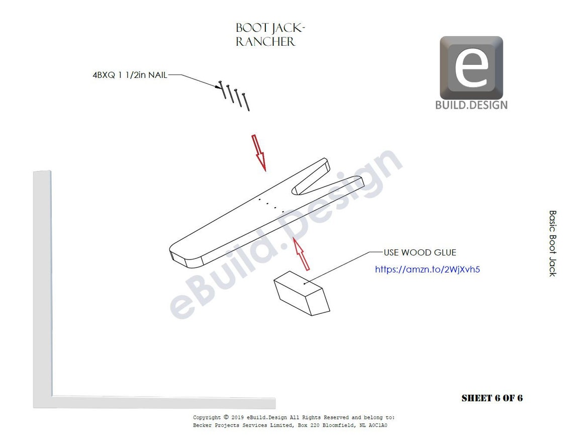 Boot Jack Plans, PDF Download for Boot Remover, Detailed Plans for ...