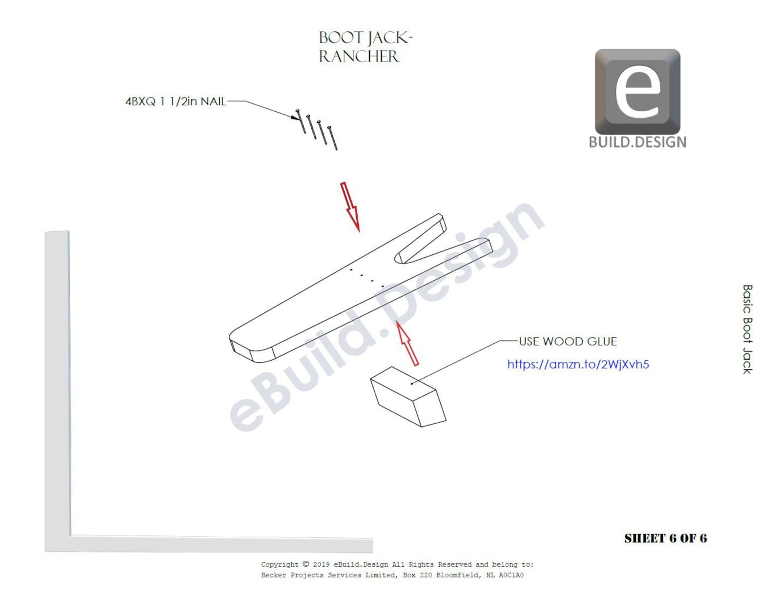 Boot Jack Plans, PDF Download for Boot Remover, Detailed Plans for ...