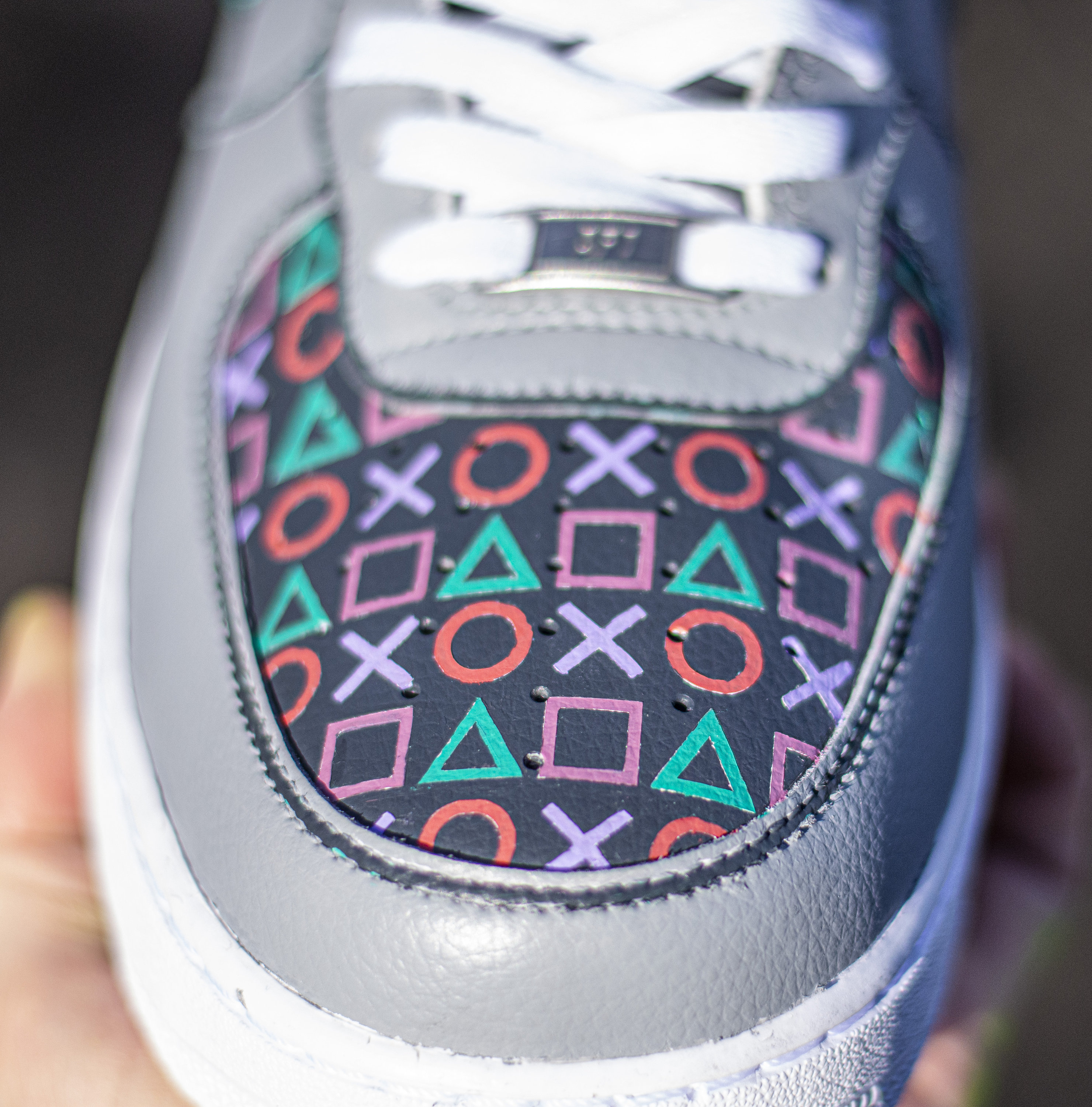 Playstation Custom Air Force 1 | Custom AF1 | Hand Painted Sneaker ...