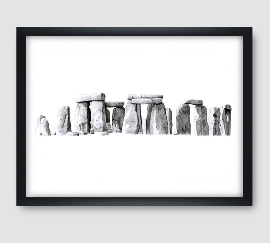 Stonehenge, Stonehenge Print, English Heritage Stonehenge Art, Equinox ...