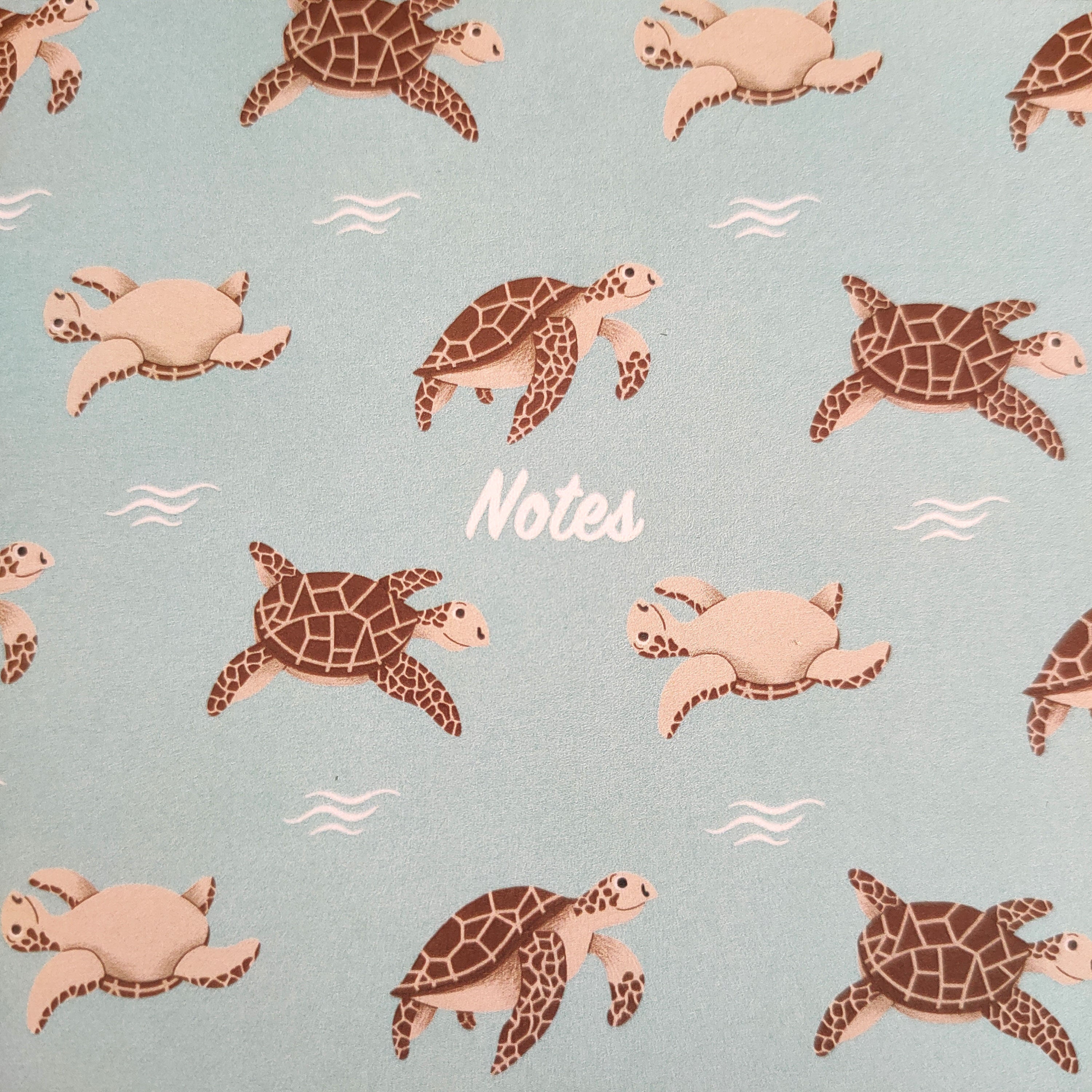 Sea Turtle Notebook, Tortoise Notepad, Sea Creature Jotter - Etsy