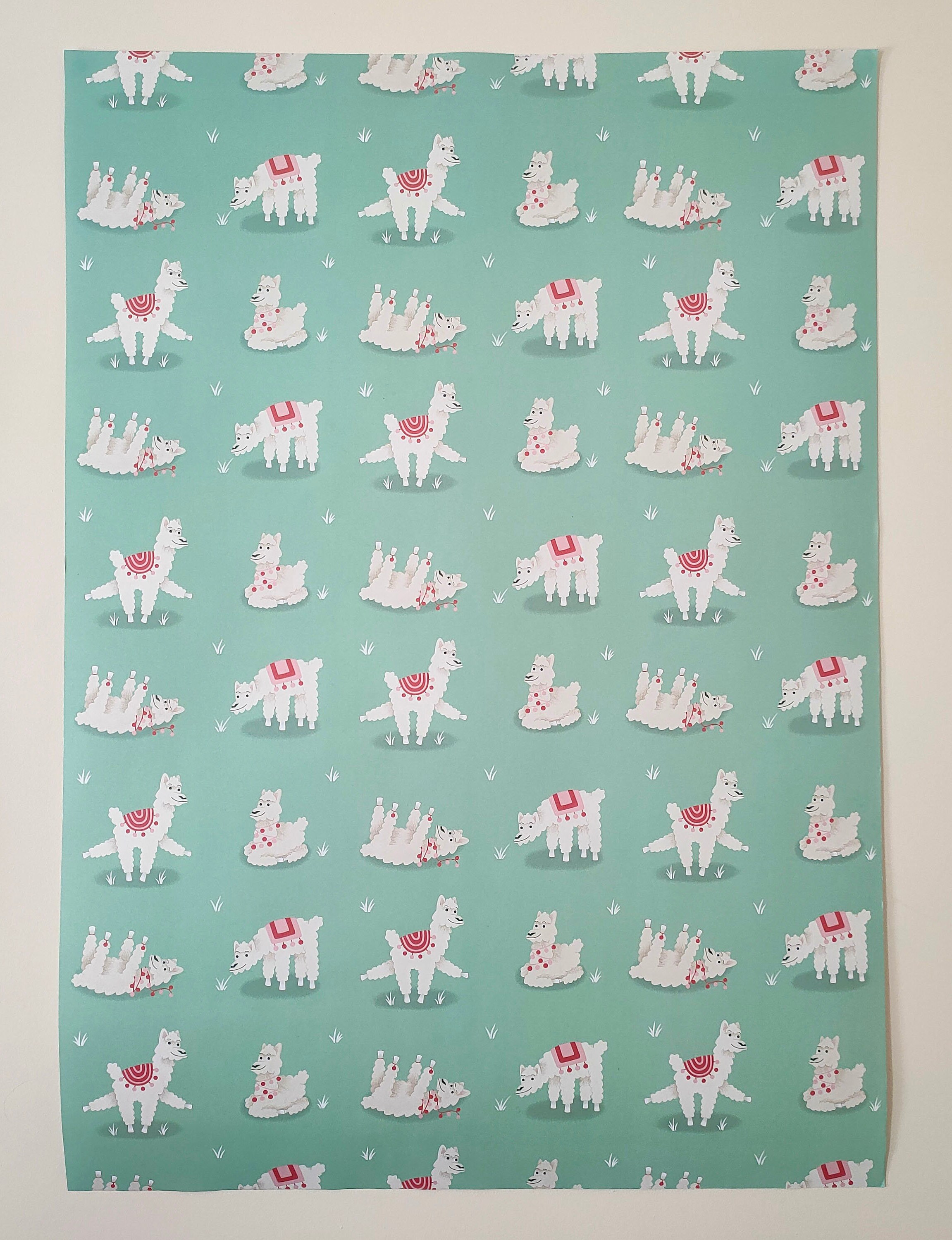 Lama Inpakpapier Vel Alpaca Lover Verjaardagscadeau Leuke - Etsy Nederland