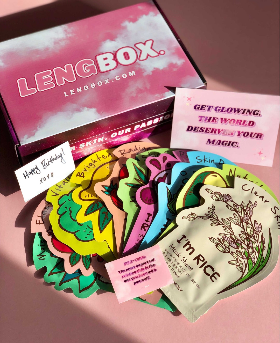 Super CUTE Korean Sheet Masks Box TONYMOLY I'm REAL Mask Sheet Set ...