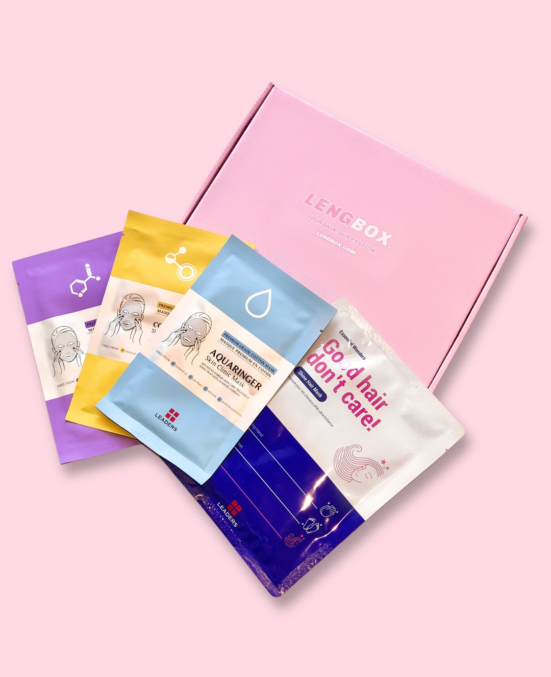 Self-care Pamper Package Mask Set | Lengbox K-beauty Mask Box - Etsy
