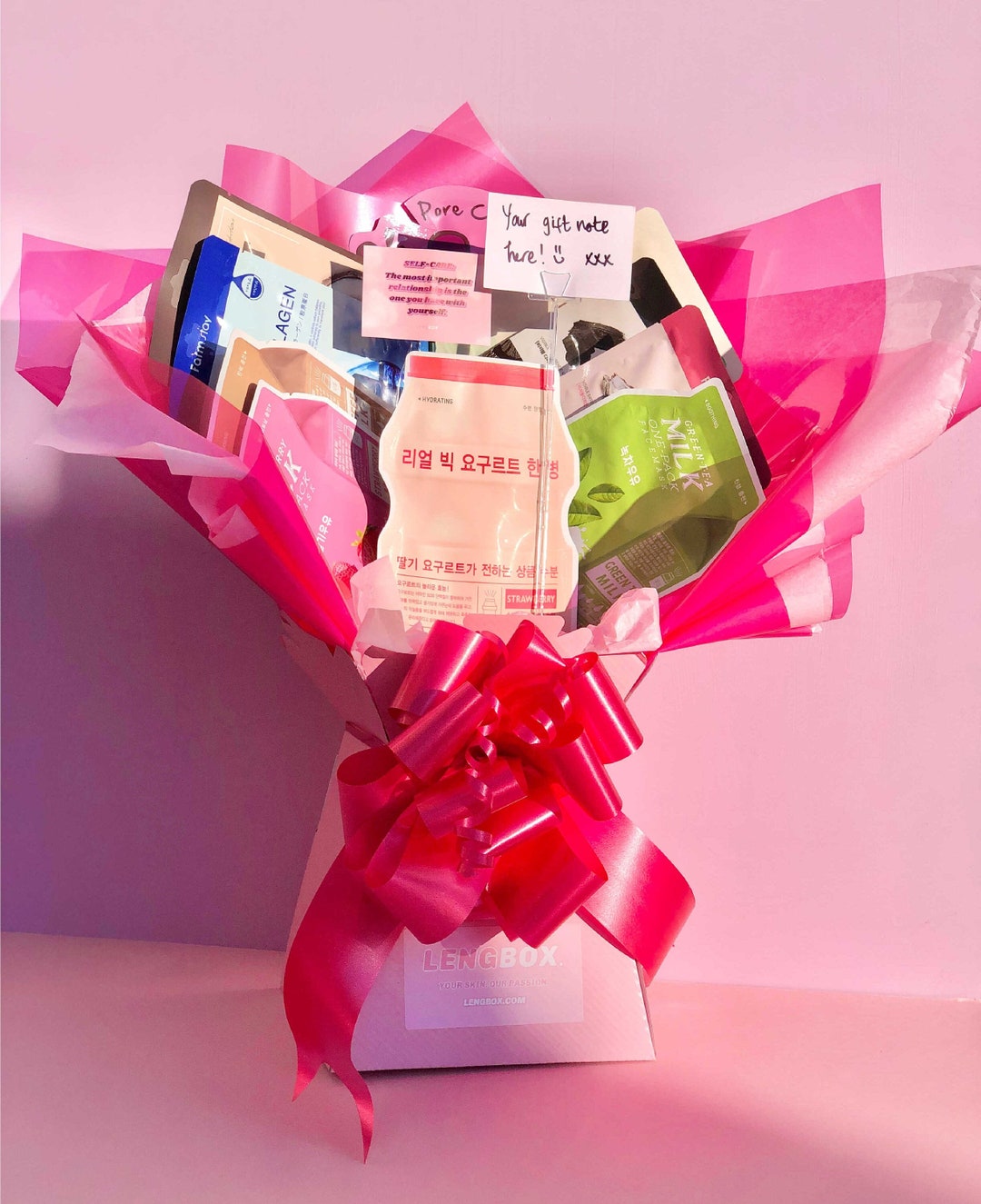 Lengbox Sheet Mask Beauty Bouquet | Hand Crafted Beauty Gift Idea ...