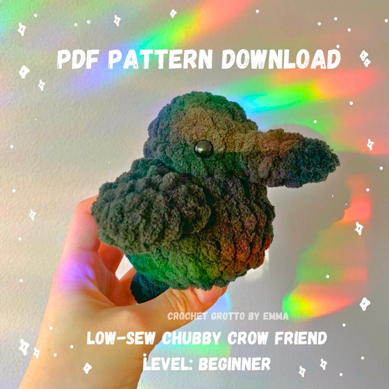 Crow Plush Pattern - Etsy