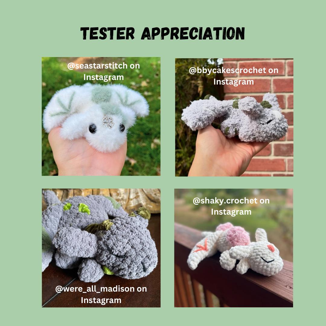 Snuggly Moss Dragon Crochet Pattern PDF Download | Dragon Amigurumi ...