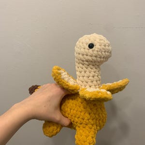 Bananasaurus Crochet Plush — Made to Order - Etsy