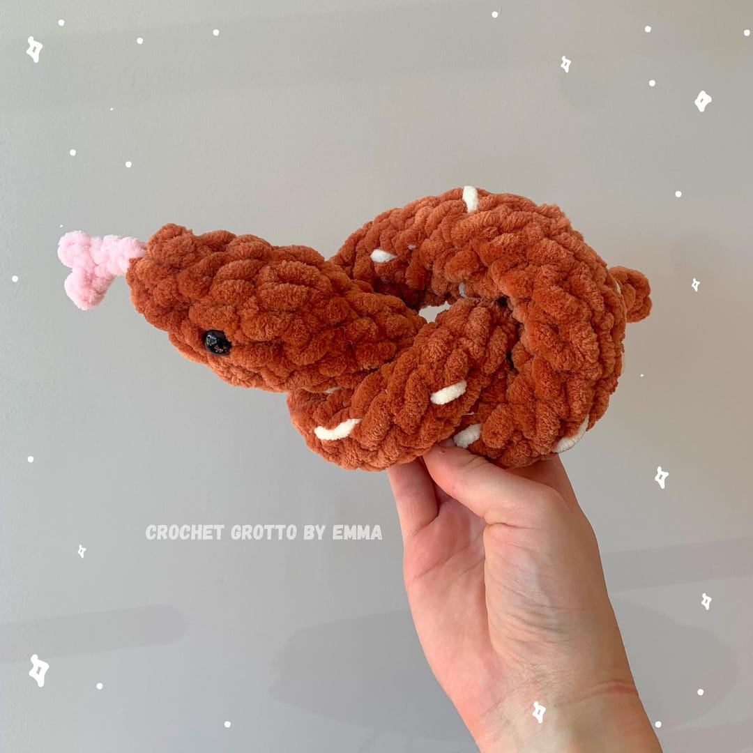 Pretzel Snake Crochet Plushie - Etsy