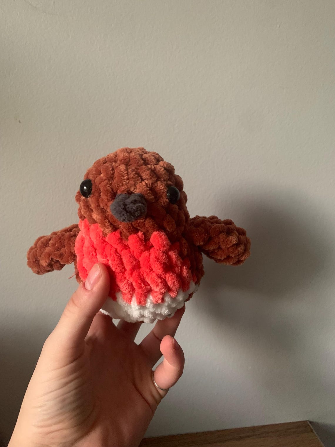 Chubby Hummingbird Crochet Plushie — Rufous Hummingbird - Etsy