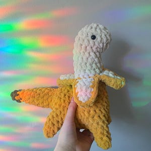 Bananasaurus Crochet Plush — Made to Order - Etsy