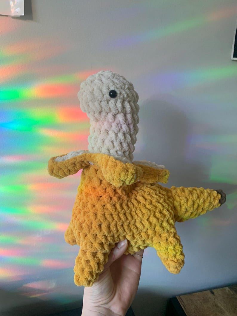 Bananasaurus Crochet Plush — Made to Order - Etsy