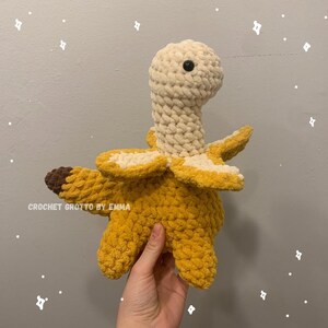 Bananasaurus Crochet Plush — Made to Order - Etsy