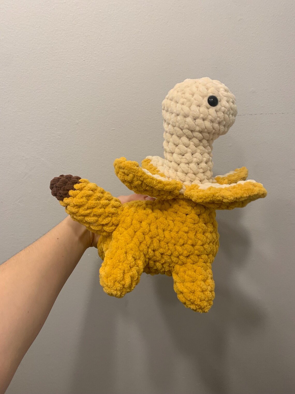 Bananasaurus Crochet Plush — Made to Order - Etsy